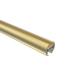 INNENLAUFPROFIL 160 cm, 20 mm &Oslash; Messing-Optik