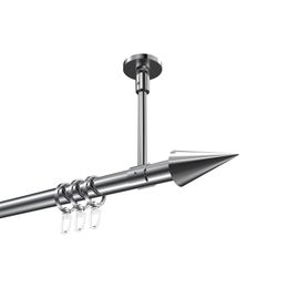 GARDINENSTANGE Sonette Savio 120 cm, 1-l&auml;ufig, 20 mm &Oslash; Chrom