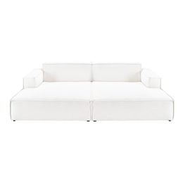 KAWOLA BIG SOFA SAMU Wei&szlig; Cord