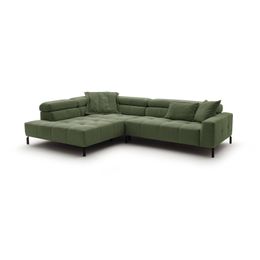 KAWOLA ECKSOFA OHIO Gr&uuml;n Cord
