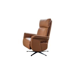 KAWOLA RELAXSESSEL NAMA Braun Leder Relaxfunktion
