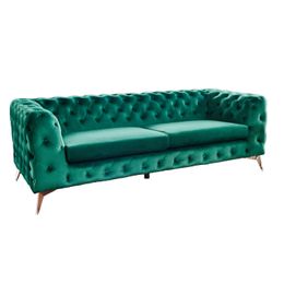 KAWOLA SOFA NARLA Gr&uuml;n Velvet