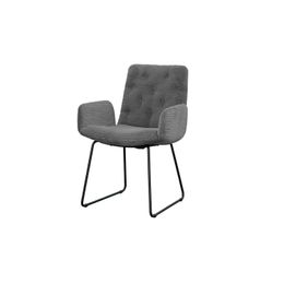 KAWOLA STUHL NEW CHARME Grau Cord (1er-Set)