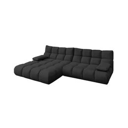 KAWOLA ECKSOFA VIVIEN Schwarz Velvet