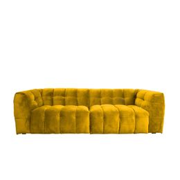KAWOLA SOFA RIO Gelb Webstoff