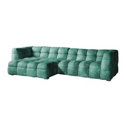 KAWOLA ECKSOFA RIO Petrol Velvet