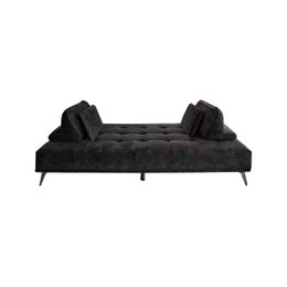KAWOLA SOFA WIOLO Anthrazit Velvet