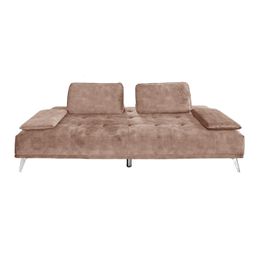 KAWOLA SOFA WIOLO Taupe Velvet