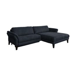 KAWOLA ECKSOFA MIT MOTORISCHER RELAXFUNKTION MALTA Schwarz Webstoff Relaxfunktion