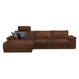 KAWOLA ECKSOFA XL MOTORISCHER RELAXFUNKTION LOLA Braun Leder Relaxfunktion