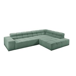 KAWOLA ECKSOFA NEVADA Gr&uuml;n Cord