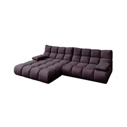 KAWOLA ECKSOFA VIVIEN Violett Velvet