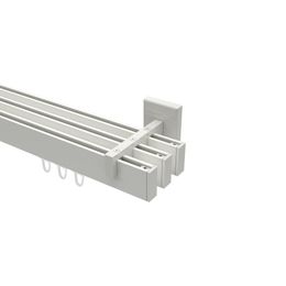 GARDINENSTANGE INNENLAUF Smartline Paxo 180 cm, 3-l&auml;ufig, 14x35 mm Wei&szlig;