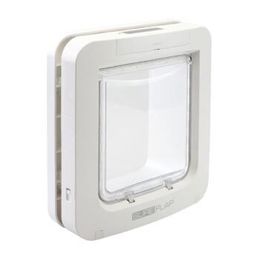 SUREFLAP Sure Flap Mikrochipgesteuerte Haustierklappe wei&szlig;