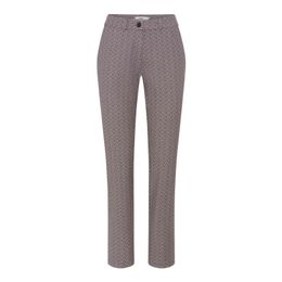 3/4-Hose Brax "Style MARON S", Damen, Gr. 36K18, Kurzgr&ouml;&szlig;en, dunkelviolett, Web, 71% Baumwolle, 20% Lyocell, 9% Elasthan, Hosen