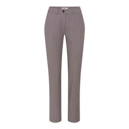 3/4-Hose Brax "Style MARON S", Damen, Gr. 34K (17), Kurzgr&ouml;&szlig;en, dunkelviolett, Web, 71% Baumwolle, 20% Lyocell, 9% Elasthan, Hosen