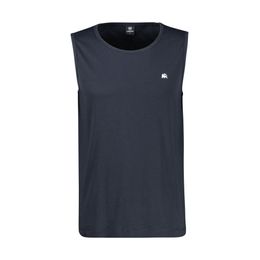 Muskelshirt Lerros "Sportliches Baumwoll-Tanktop mit O-Neck, gro&szlig;e Gr&ouml;&szlig;en", Herren, Gr. 4XL, classic navy, 100% Baumwolle, Rundhals, Shirts