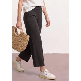 Stoffhose Street One "Style Emee", Damen, Gr. 38, L&auml;nge 26, deep earth (l&auml;nge 26), Web, Obermaterial: 95% Viskose, 5% Elasthan. Futter: 100% Polyester, unifarben, loose fit 7/8-L&auml;nge, Hosen Stoffhose, im Loose Fit