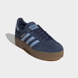Damen Plateausneaker "HANDBALL SPEZIAL BOLD", adidas originals, Gr. 37night indigo, clear sky, gum5, Leder, Schuhe
