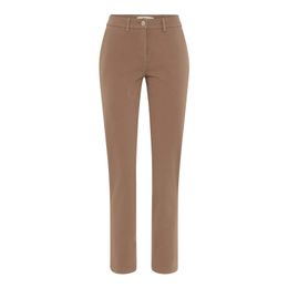 3/4-Hose Brax "Style MARON S", Damen, Gr. 46, Normalgr&ouml;&szlig;en, braun (taupe), Web, 71% Baumwolle, 20% Lyocell, 9% Elasthan, Hosen