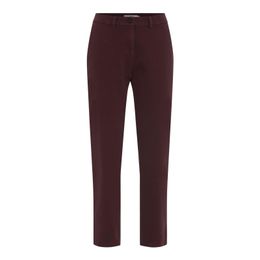 3/4-Hose Brax "Style MARON S", Damen, Gr. 36, Normalgr&ouml;&szlig;en, braun (dunkelviolett), Web, 71% Baumwolle, 20% Lyocell, 9% Elasthan, Hosen