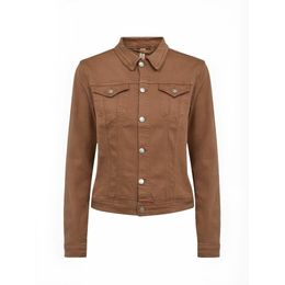 Outdoorjacke soyaconcept "Soya Concept Between season jackets SC-ERNA", Damen, Gr. L, 8710 toffee, Obermaterial: 97% Baumwolle, 3% Elasthan, Jacken Outdoorjacke