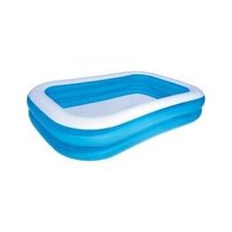 Bestway Family Pool "Blue Rectangular", Schwimmbad blau/wei&szlig;, 262cm x 175cm x 51cm