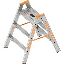Layher Schwerlasttritt, Tragf&auml;higkeit 200 kg, 2 x 3 Stufen