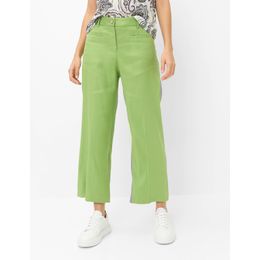 Brax Damen Culotte Style MAINE S GRASS GREEN, gr&uuml;n, Gr. 34L