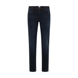 Slim-fit-Jeans Mustang "Herren Style Oregon Slim", Herren, Gr. 34, L&auml;nge 32, 883 dunkelblau, Denim/Jeans, 99% Baumwolle, 1% Elasthan, unifarben, slim fit, Jeans Slim-fit-Jeans