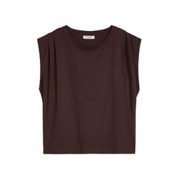 Marc O'Polo T-Shirt MARC O'POLO DENIM "aus reinem Organic Cotton", Damen, Gr. S, burnt aubergine, Obermaterial: 100% Baumwolle, unifarben, Basic, relaxed fit, Rundhals, normaler Saum, Shirts T-Shirt