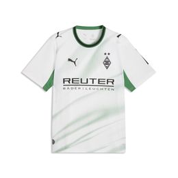 Trainingsshirt Puma "Borussia M&ouml;nchengladbach 26/27 Heimtrikot Herren", Herren, Gr. L, wei&szlig; archive gr&uuml;n, Obermaterial: 100% Polyester. Rippe: 3% Elasthan, 97% Polyester. Einsatz: 100% Polyester, bedruckt, regular fit, Rundhals, Shirts