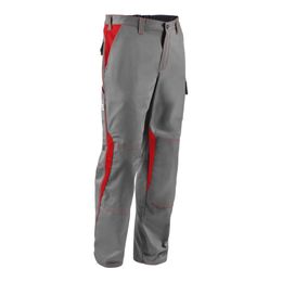 K&Uuml;BLER WORKWEAR K&uuml;bler IMAGE DRESS Hose mittelgrau/mittelrot 102 ; K&uuml;bler Workwear (2346 3411-9555-102)
