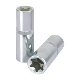 KS Tools 1/4" CHROMEplus TX-E-Stecknuss, lang, E5 (918.2402)