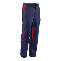 K&Uuml;BLER WORKWEAR K&uuml;bler IMAGE DRESS Hose dunkelblau/mittelrot 46 ; K&uuml;bler Workwear (2346 3411-4855-46)