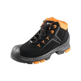 Uvex Schn&uuml;rstiefel schwarz/orange Uvex 2, S3, EU-Schuhgr&ouml;&szlig;e: 44 (6509244)