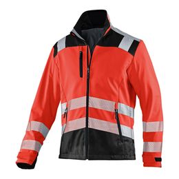 K&Uuml;BLER WORKWEAR K&uuml;bler PSA Reflectiq Jacke 1507 warnrot/schwarz XS ; K&uuml;bler Workwear (1507 8427-5499-XS)