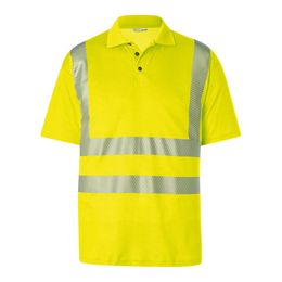 K&Uuml;BLER WORKWEAR K&uuml;bler Polo REFLECTIQ PSA 2 warngelb Form 5142 Gr&ouml;&szlig;e M ; K&uuml;bler Workwear (5142 8205-34-M)