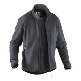 K&Uuml;BLER WORKWEAR K&uuml;bler Fleecejacke anthrazit 4XL ; K&uuml;bler Workwear (1242 5369-97-4XL)
