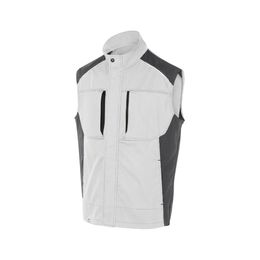 K&Uuml;BLER WORKWEAR Weste ACTIVIQ wei&szlig;/anthrazit Form 7250 Gr&ouml;&szlig;e S ; K&uuml;bler Workwear (7250 5365-1097-S)