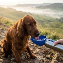 Dog Mate 800 ml Edelstahl-Wasserflasche (810)