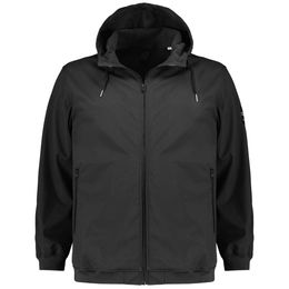Jack & Jones Herren Gro&szlig;e Gr&ouml;&szlig;en | Jack&Jones Softshelljacke Farbe schwarz Gr&ouml;&szlig;e: 7XL