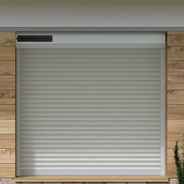 Solar Rollladen nach Ma&szlig; | PVC, grau | JAROLIFT Vorbaurollladen
