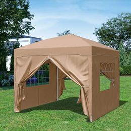 Faltpavillon Premium | 3 x 3 m, beige