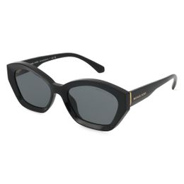 Michael Kors 0MK2209U BEL AIR | Damen-Sonnenbrille | Fassung: Vollrand, Quadratisch, Acetat Spritzguss, Schwarz | Glasfarbe: Grau