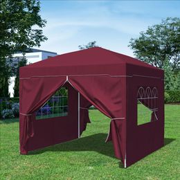 Faltpavillon Premium | 3 x 3 m, bordeaux
