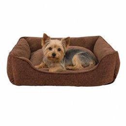 Lionto Hundebett meliert braun S