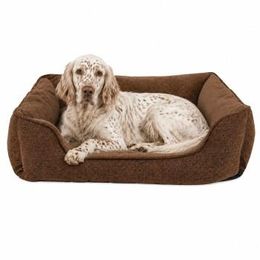 Lionto Hundebett meliert braun M