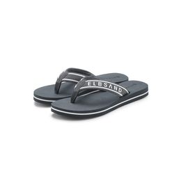 ELBSAND Badezehentrenner 'Sandale, Badeschuh, Pantolette, Badelatsche, Flip Flop, Badeschlappe' gr&uuml;n Gr. 37 f&uuml;r Damen. Mit Logopr&auml;gung
