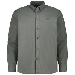 PME-Legend Herren Gro&szlig;e Gr&ouml;&szlig;en | PME LEGEND Freizeithemd mit Stretch Farbe grau Gr&ouml;&szlig;e: 4XL